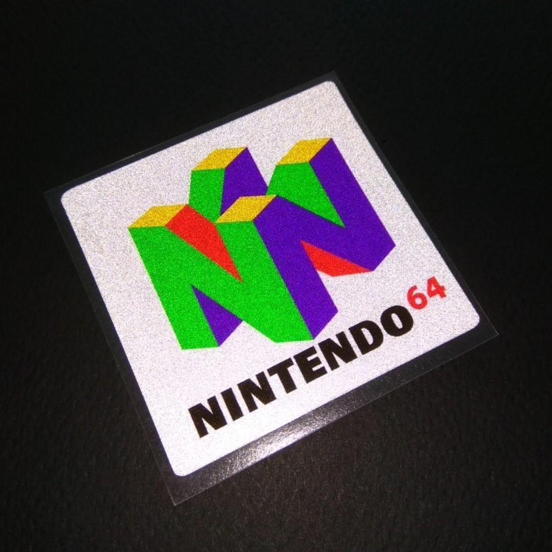 Nintendo N64 Game Console Logo Sticker Reflective 3M, Everything Else ...