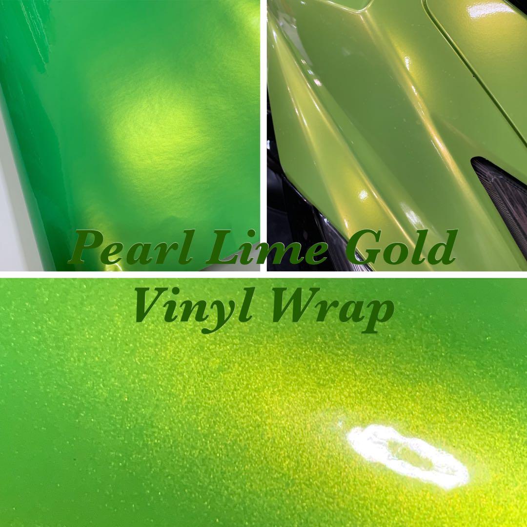 Pearl Lime Gold vinyl wrap, Motorcycles, Motorcycle Accessories on ...