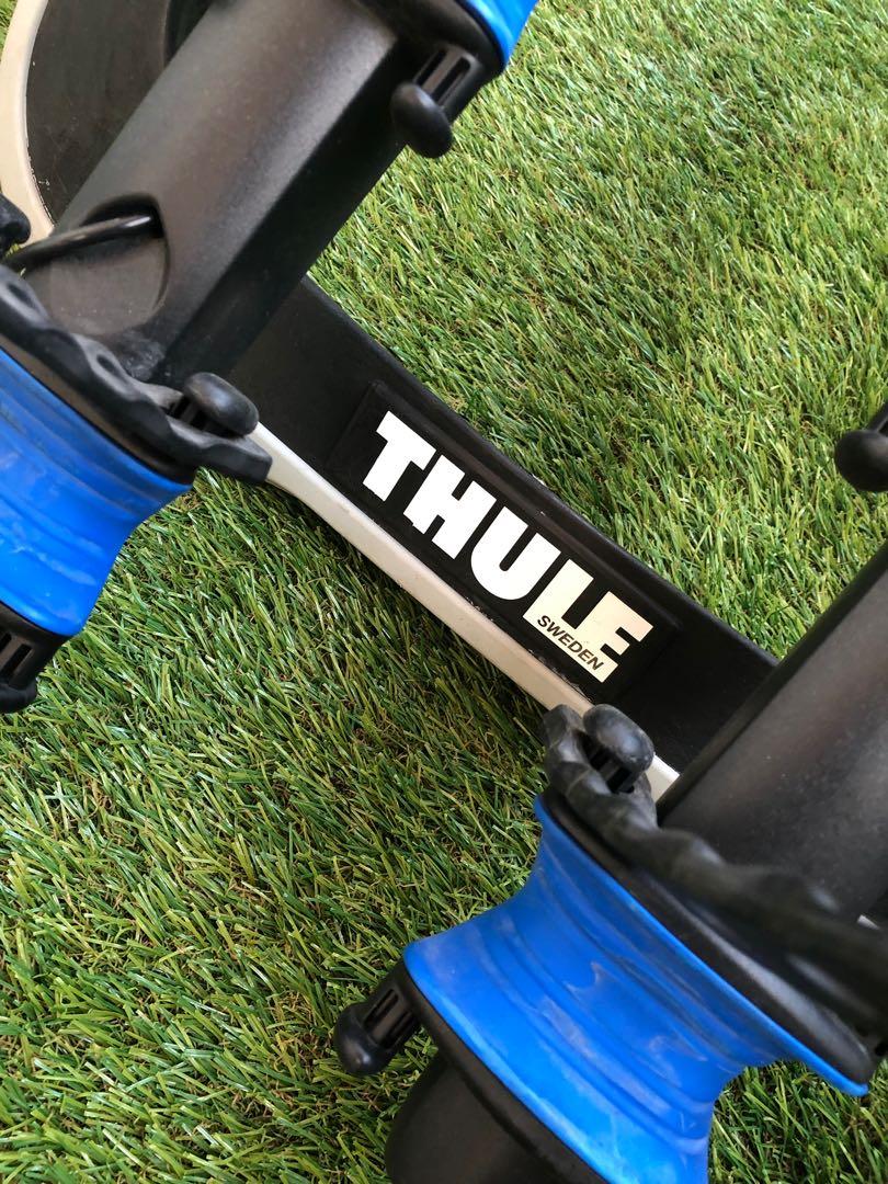 Pre loved Thule Raceway Pro 3 Trunk Bike Rack, Sports Equipment ...