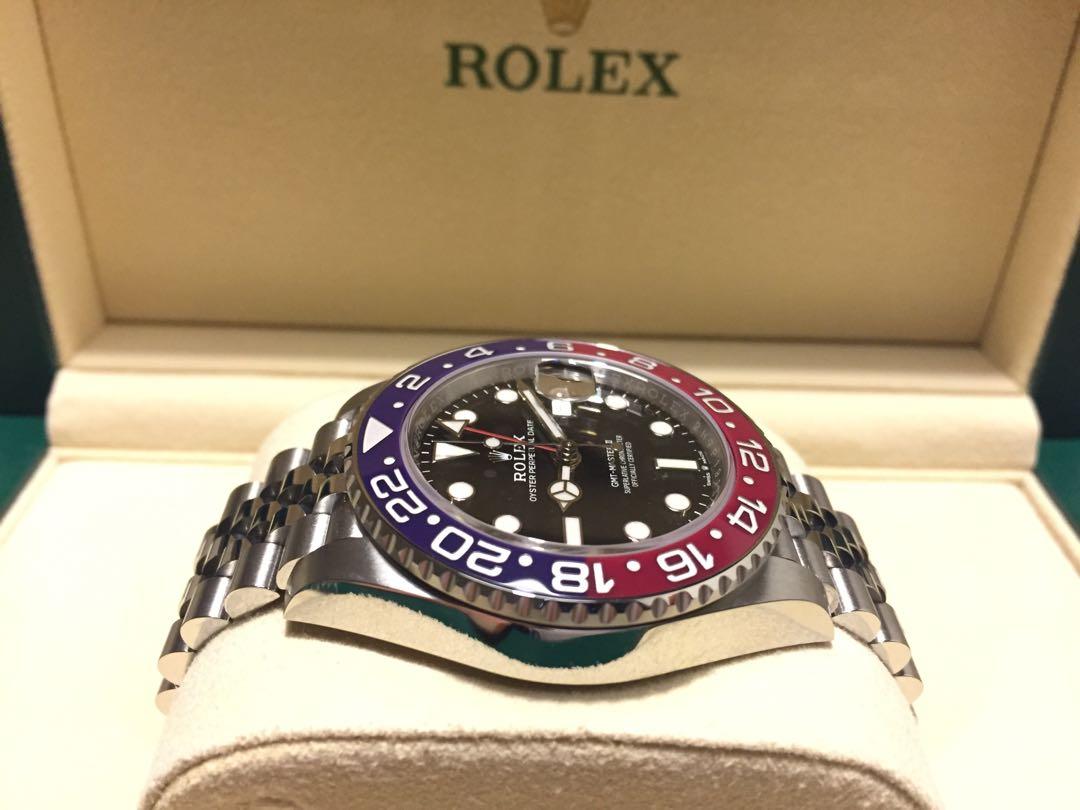 Rolex GMT Master II Pepsi, Luxury, Watches on Carousell