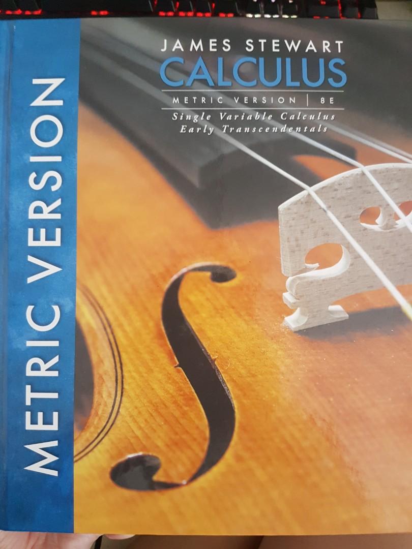 Single Variable Calculus Early Transcendentals Eighth 8th Edition