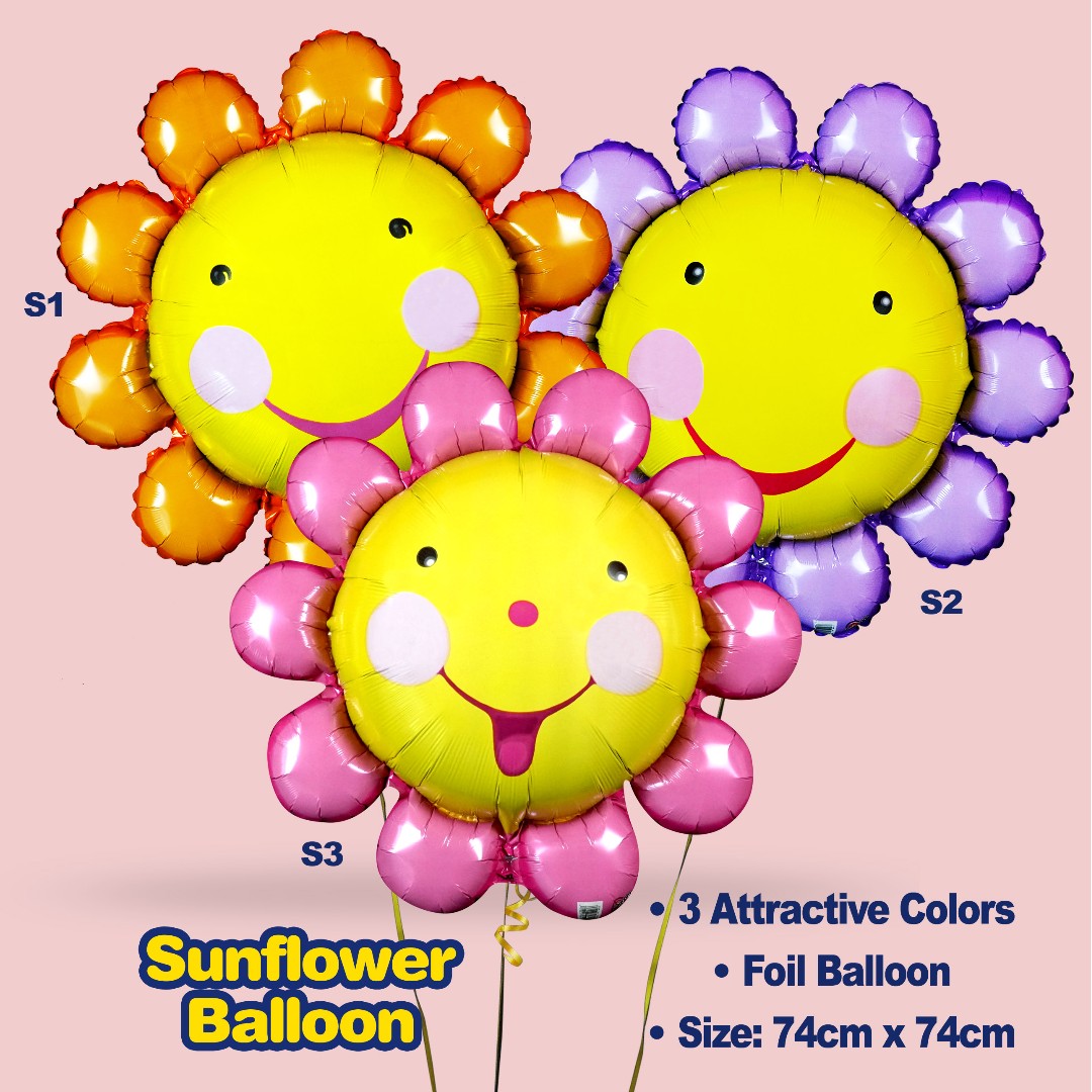 Sunflower Balloons, Hobbies & Toys, Stationery & Craft, Occasions ...