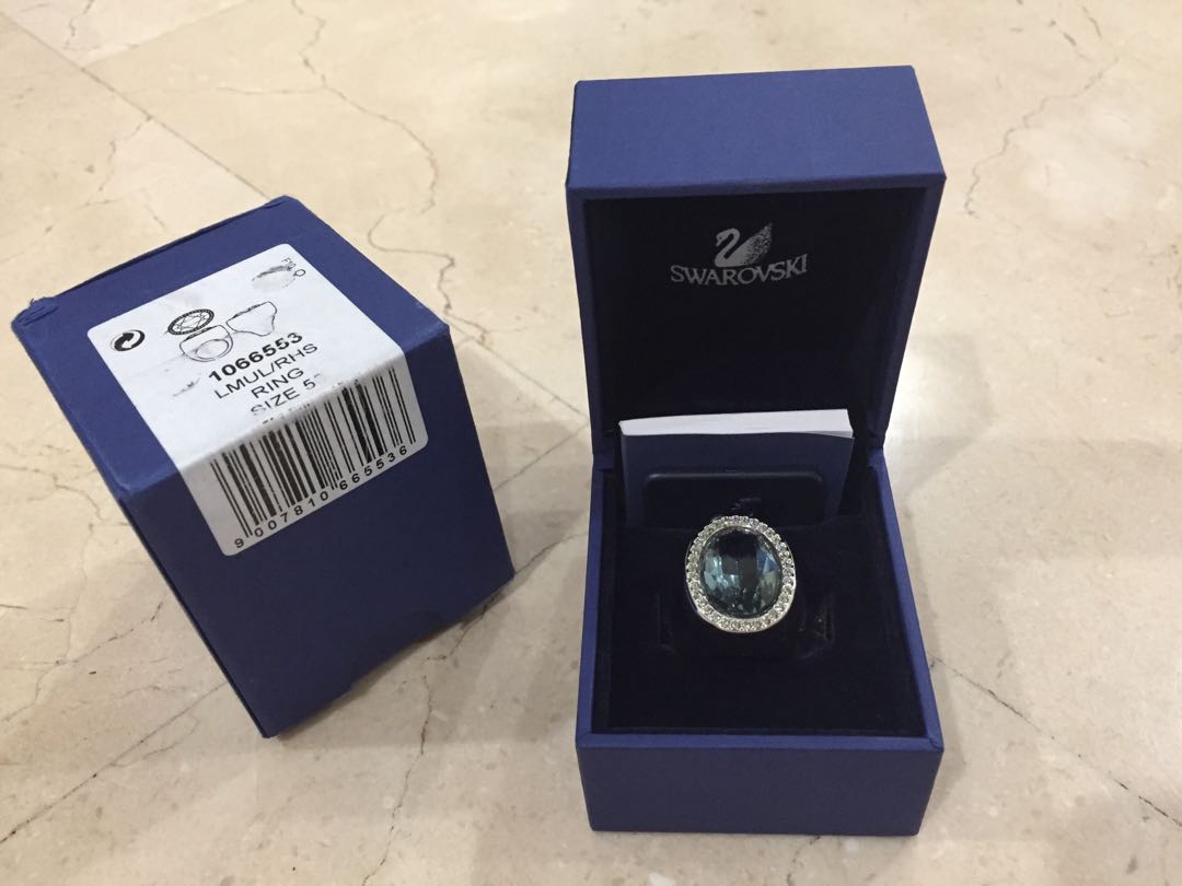 Swarovski LMUL/RHS Ring (Size 58), Luxury, Accessories on Carousell