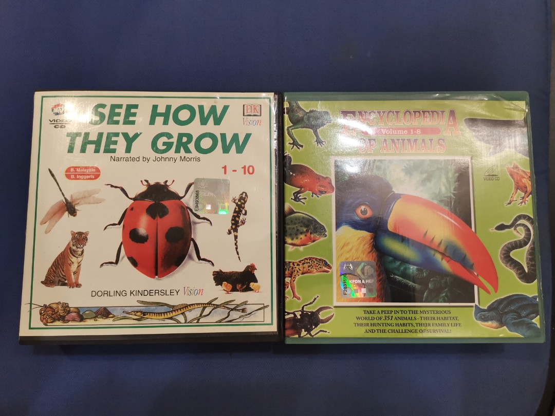 VCD on animals, Hobbies & Toys, Music & Media, CDs & DVDs on Carousell