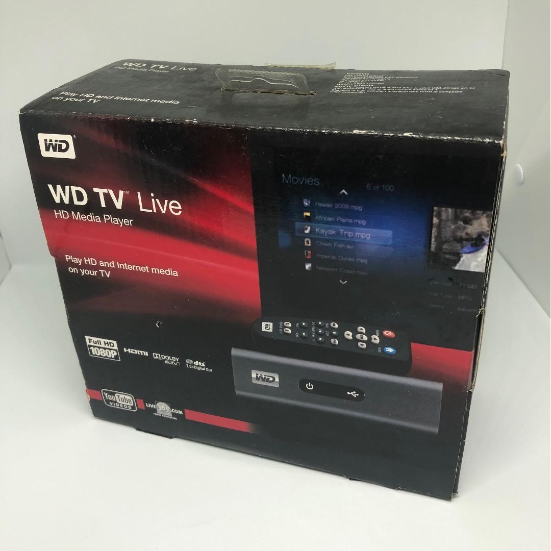 WD TV Live Plus HD Media Player, TV & Home Appliances, TV ...