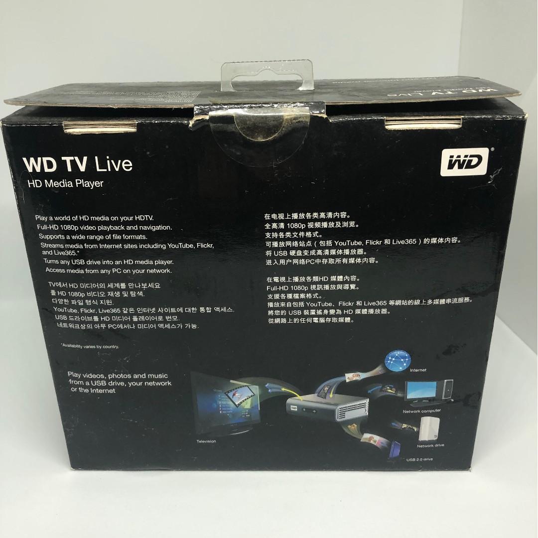 WD TV Live Plus HD Media Player, TV & Home Appliances, TV ...