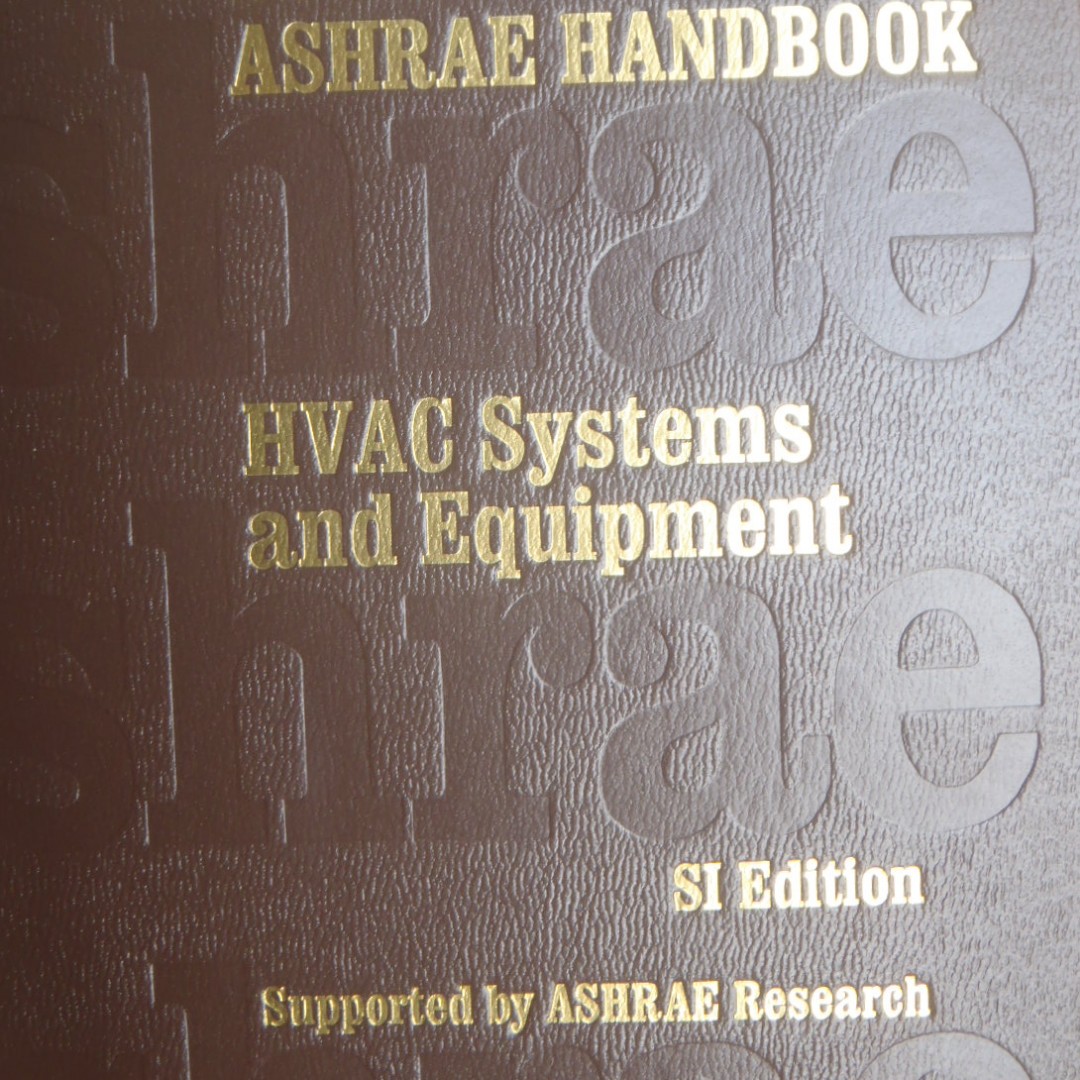 ASHRAE handbook HVAC, Books & Stationery, Textbooks, Professional ...