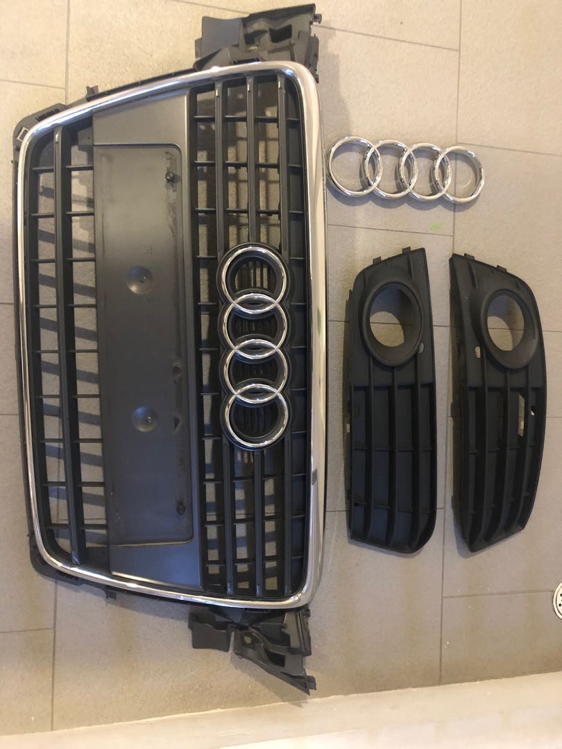 Audi front grille, Car Accessories, Accessories on Carousell