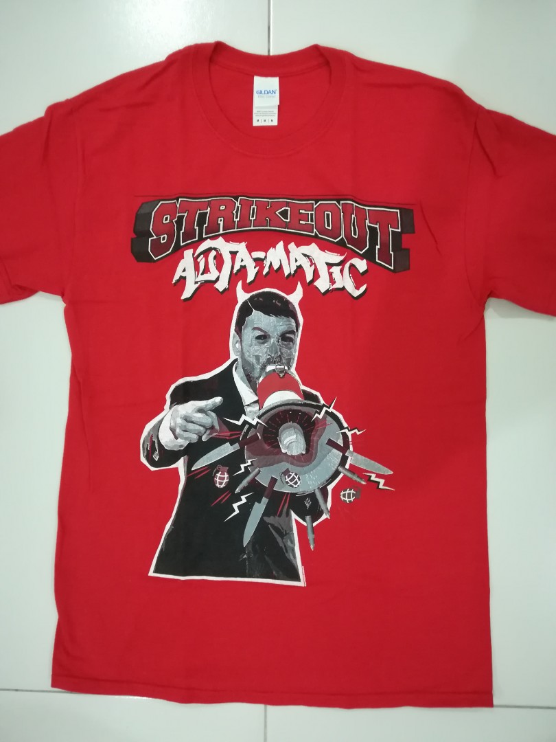 Baju band Strikeout, Men's Fashion, Tops & Sets, Tshirts & Polo Shirts ...