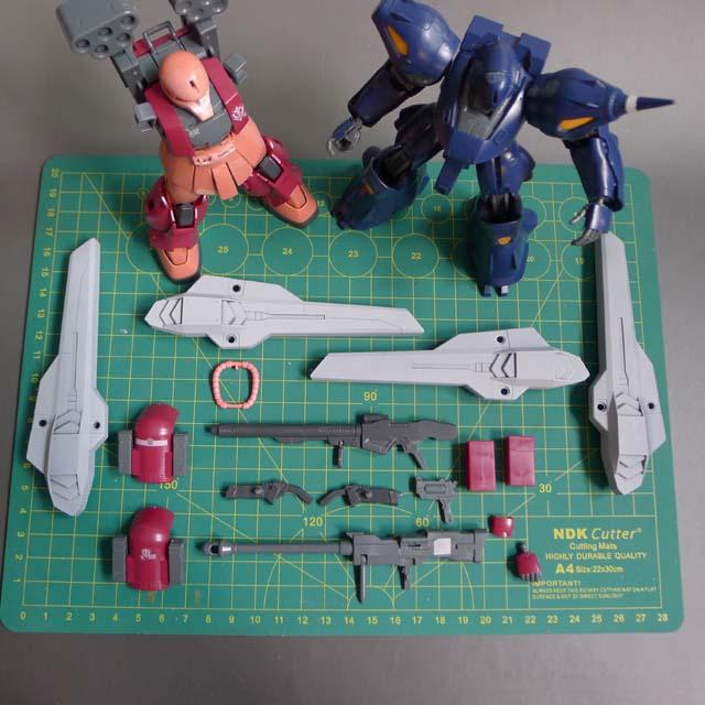 Bandai 1/144 Gunpla Build Fighters Amazing Zaku and Amazing Kamper ...