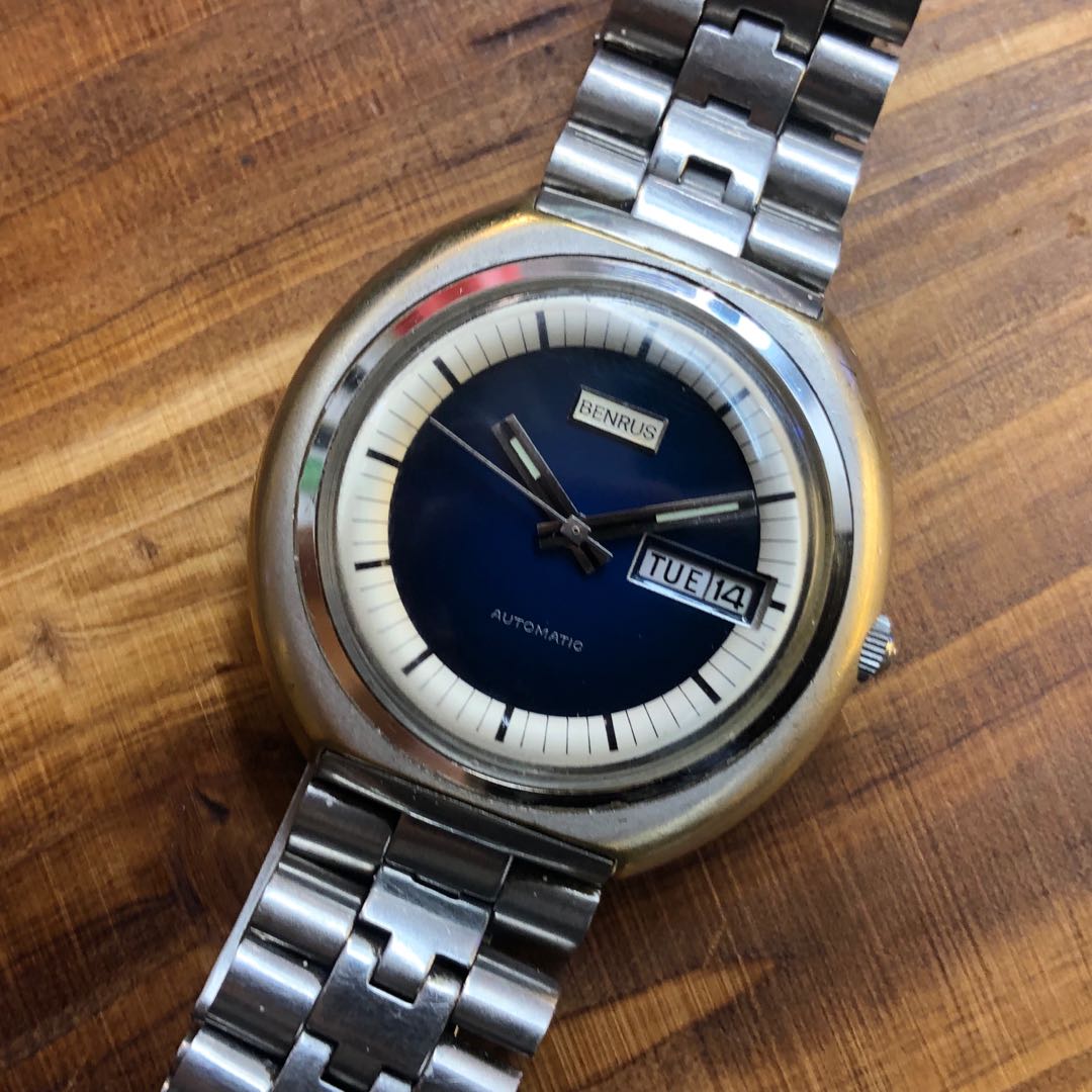Benrus Automatic Vintage Watch, Men's Fashion, Watches & Accessories ...