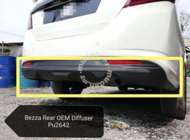 Bezza rear bumper diffuser 1day used, Auto Accessories on Carousell