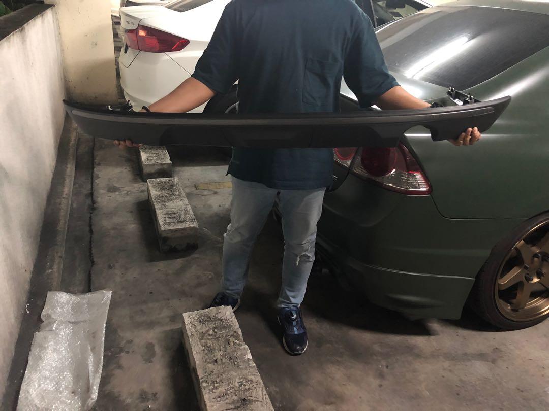 Bezza rear bumper diffuser 1day used, Auto Accessories on Carousell