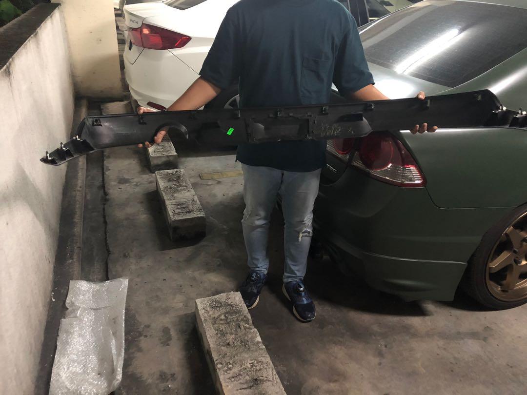 Bezza rear bumper diffuser 1day used, Auto Accessories on Carousell