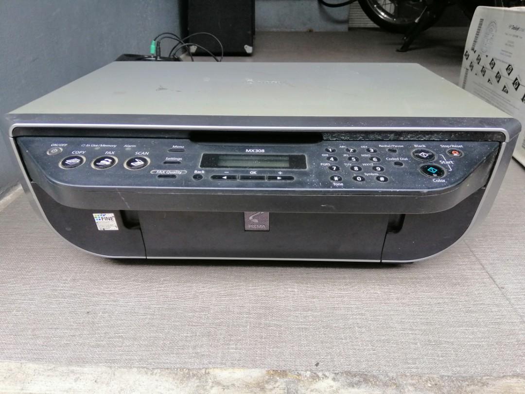 Canon Pixma MX308, Computers & Tech, Printers, Scanners & Copiers on ...