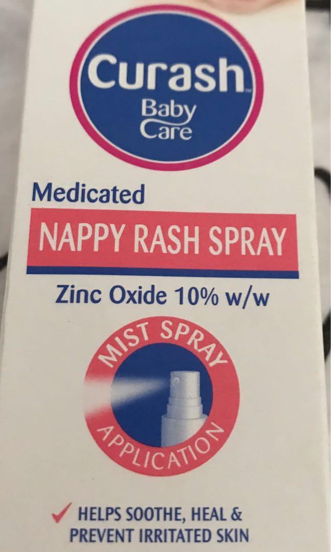 Curash medicated nappy rash spray, Babies & Kids, Bathing & Changing ...