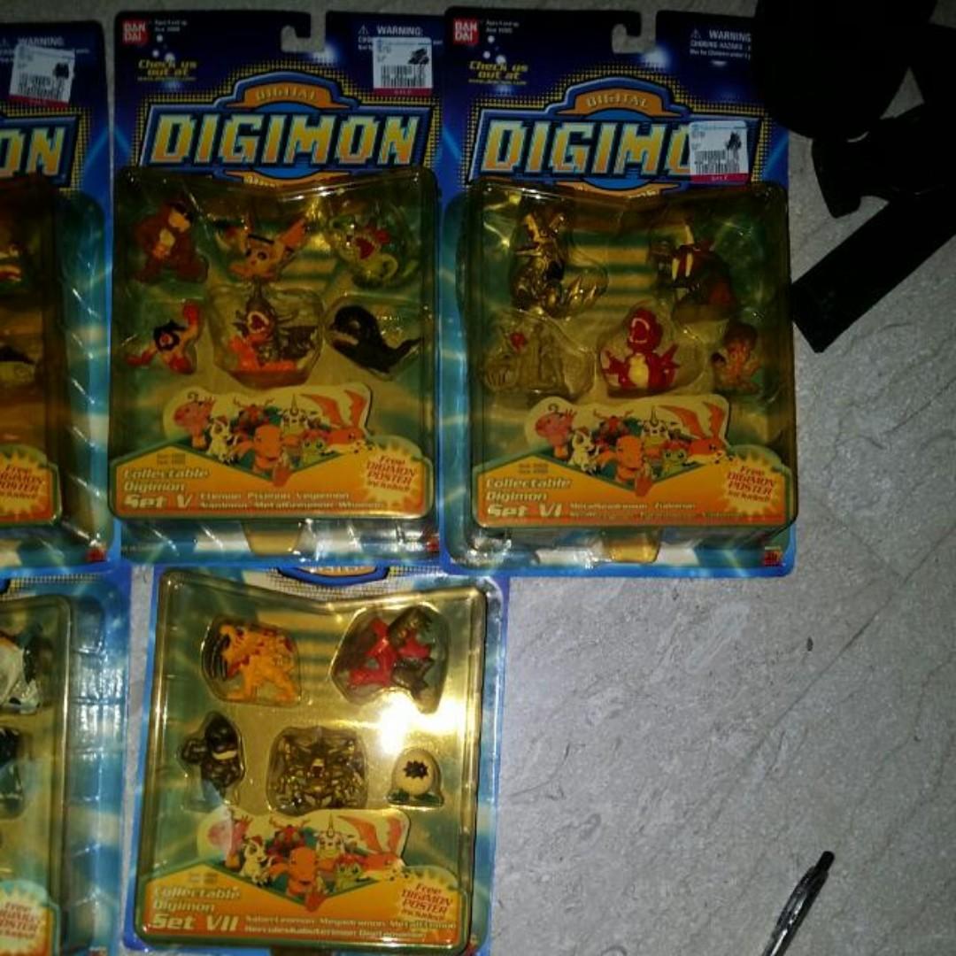 Digimon collectable figure Set 1 to 7, Hobbies & Toys, Toys & Games on ...