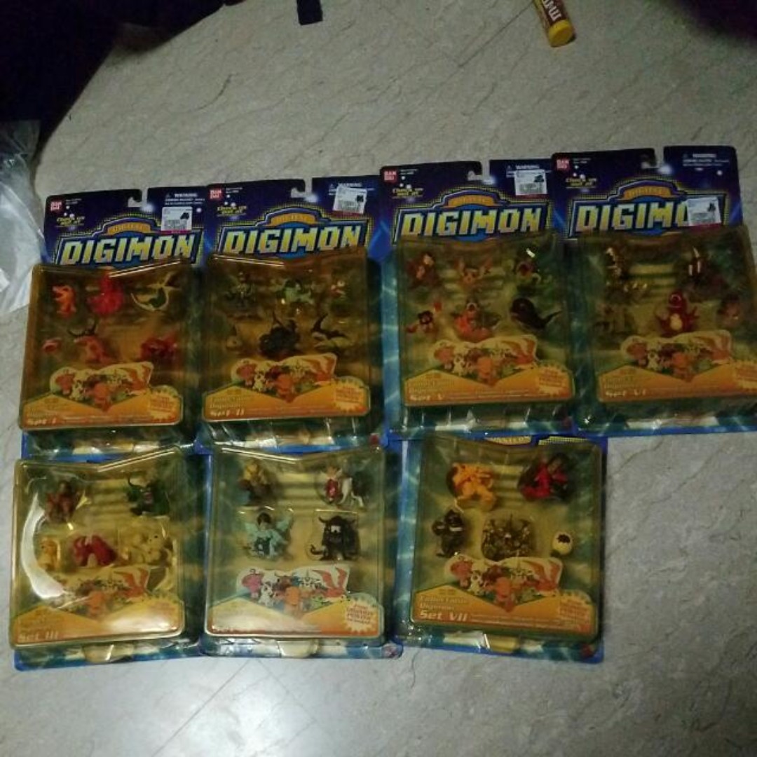 Digimon collectable figure Set 1 to 7, Hobbies & Toys, Toys & Games on ...