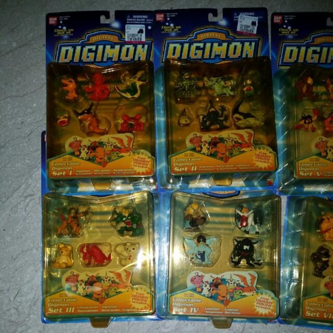 Digimon collectable figure Set 1 to 7, Hobbies & Toys, Toys & Games on ...