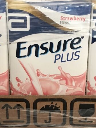 Ensure Plus Milk - Strawberry (95 packets), Health & Nutrition, Health ...