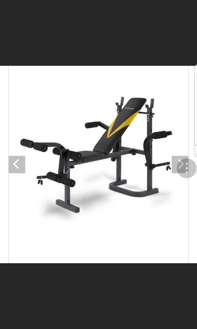 Foldable Bench Press, Leg Curl, Chest Curl and crunches, Sports ...