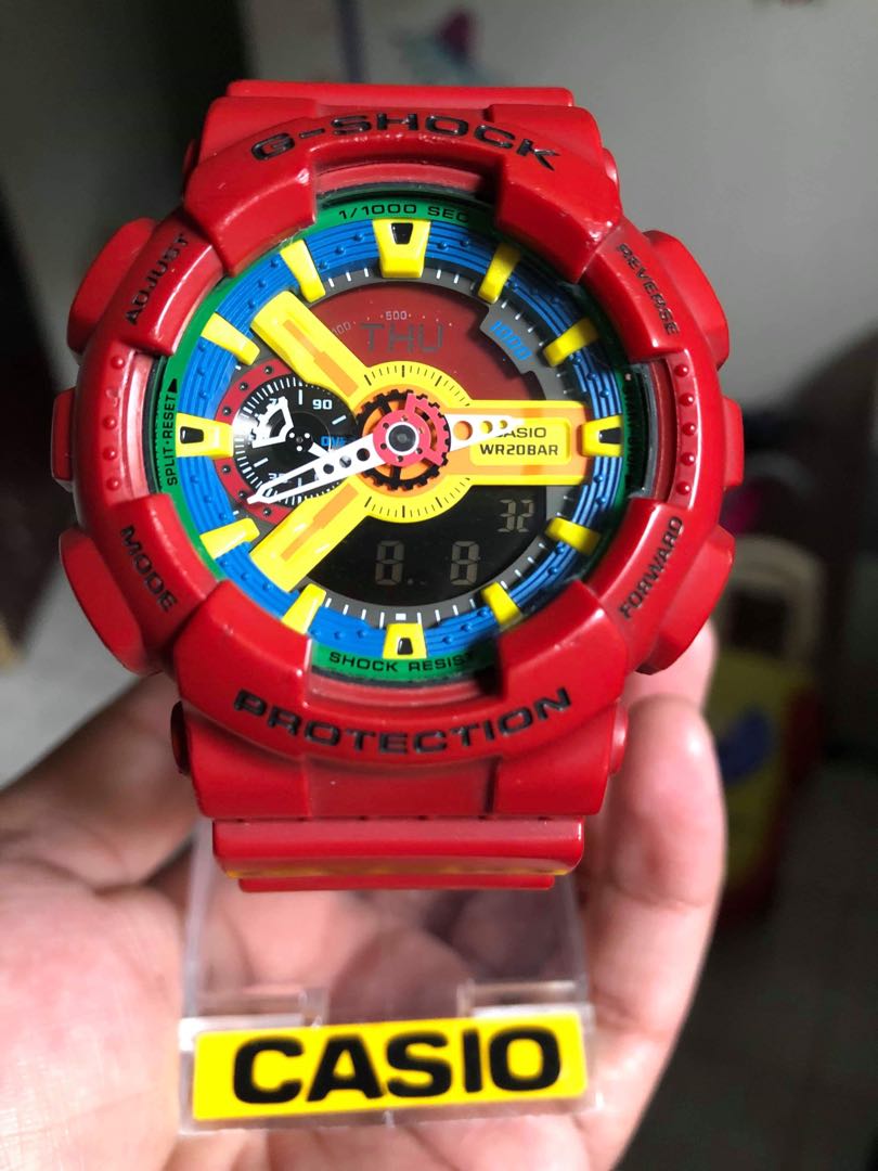 Ga110fc RED, Men's Fashion, Watches & Accessories, Watches on Carousell