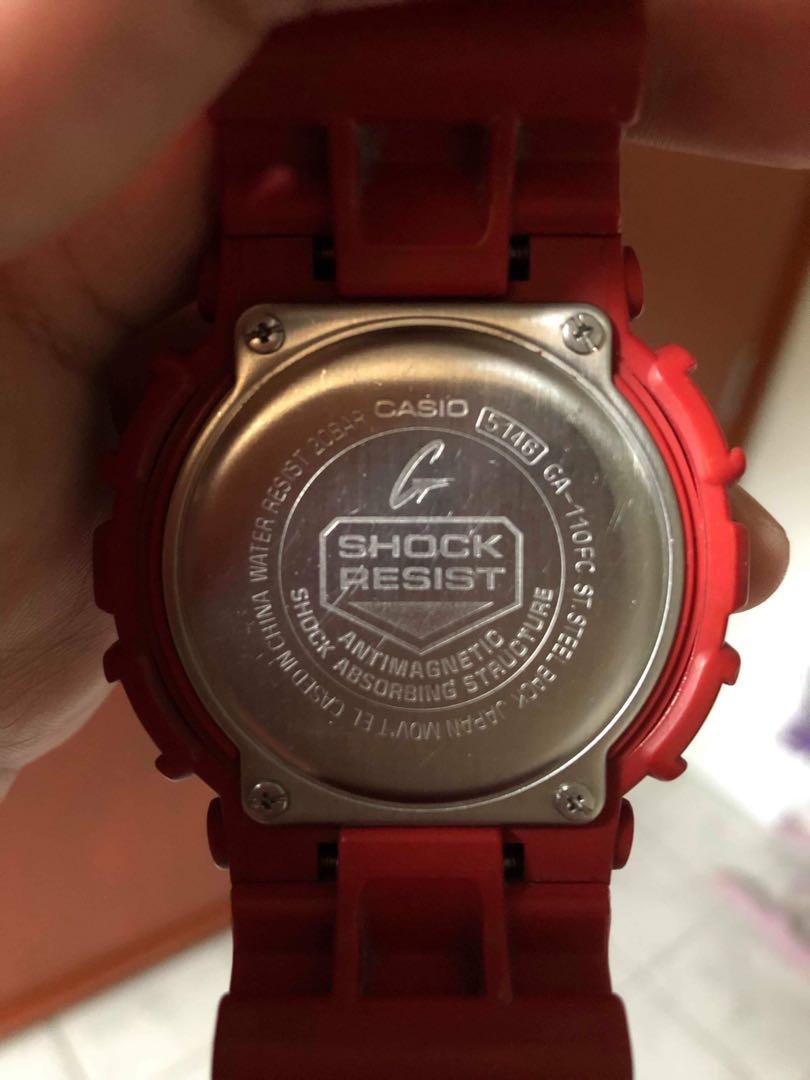 Ga110fc RED, Men's Fashion, Watches & Accessories, Watches on Carousell