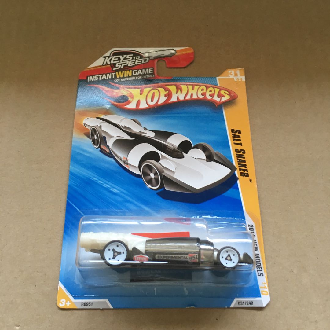 Hot wheels Salt Shaker White, Hobbies & Toys, Toys & Games on Carousell