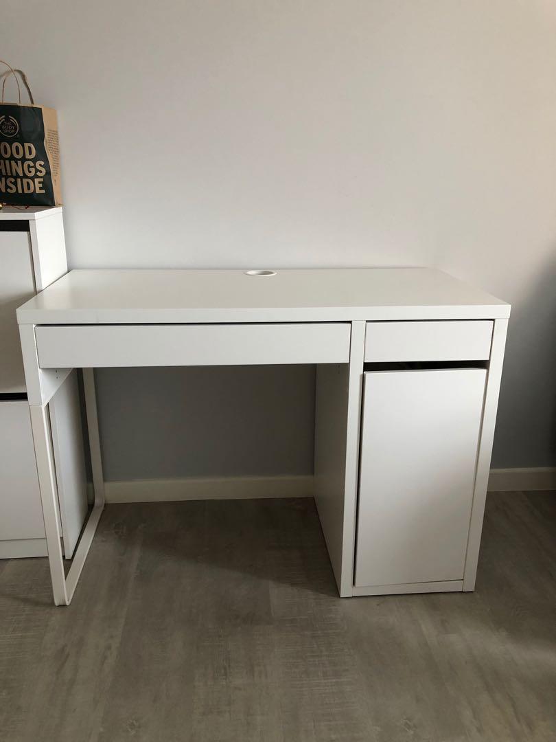 IKEA Micke Desk, Furniture & Home Living, Furniture, Tables & Sets on ...