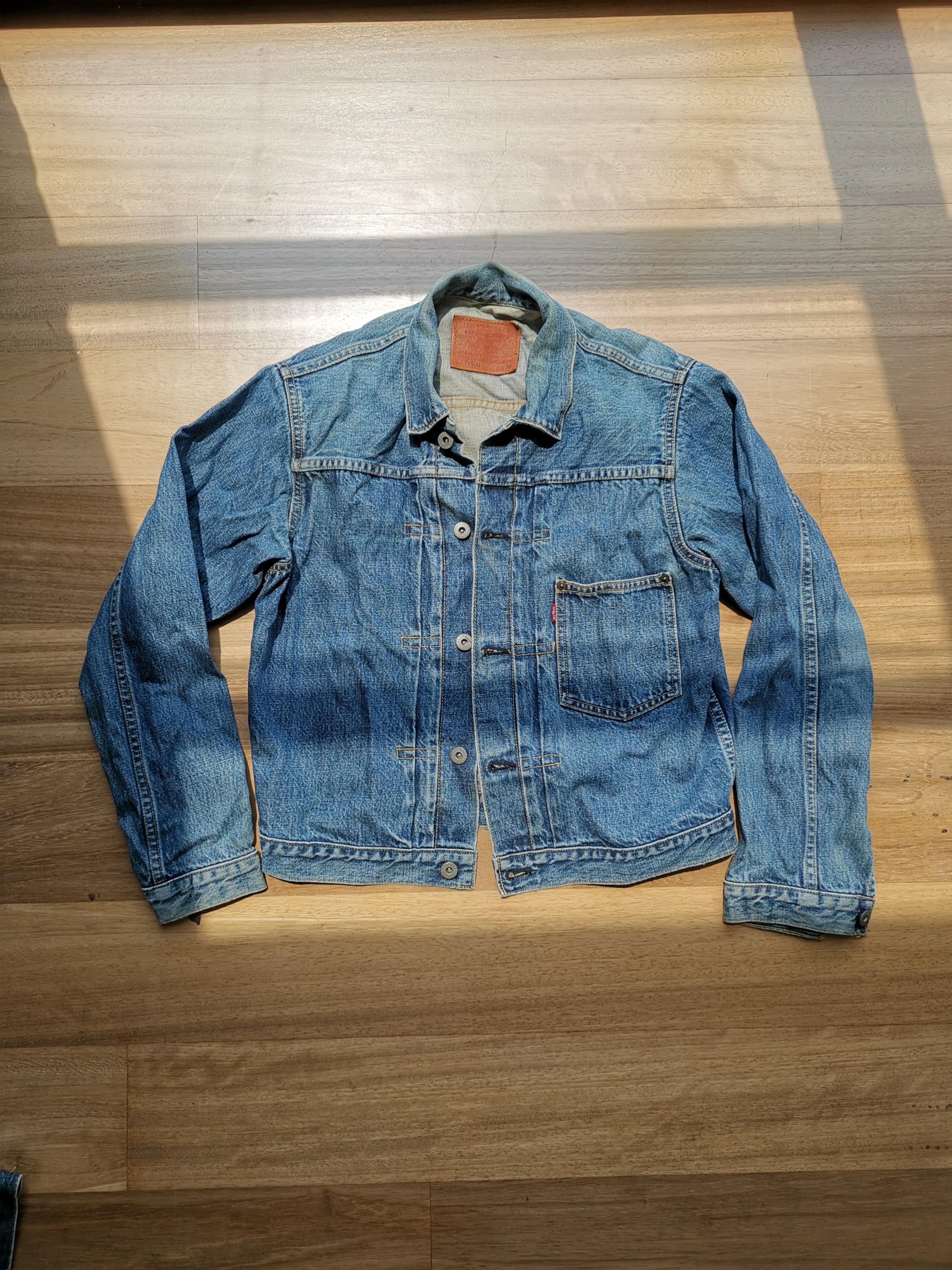 Levis Vintage Clothing Type 1 Danim Jacket Big 'E', Men's Fashion ...