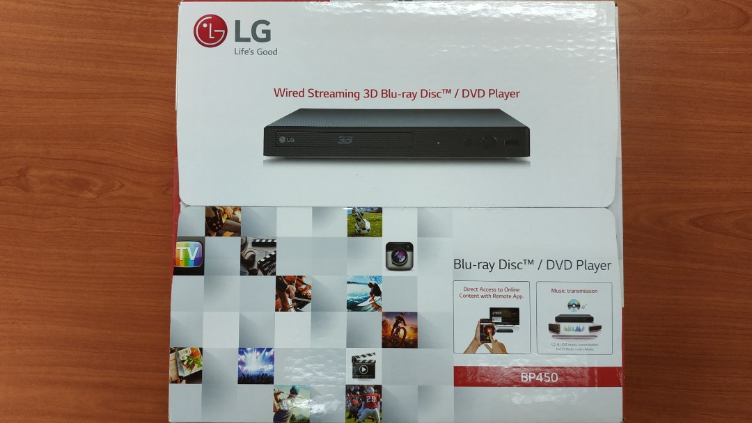 LG Blu-ray Player BP450, TV & Home Appliances, TV & Entertainment, Blu ...