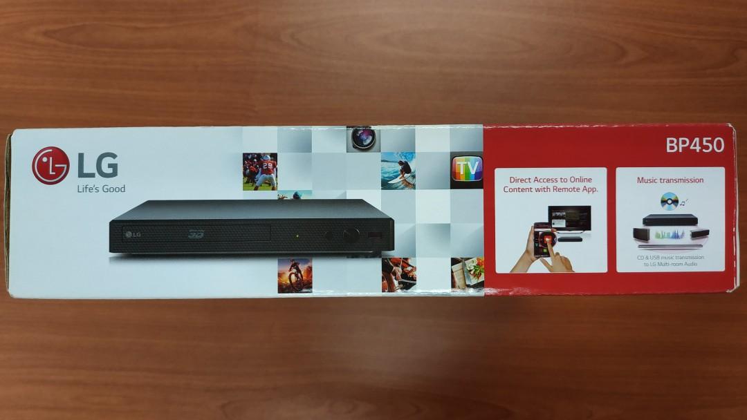 LG Blu-ray Player BP450, TV & Home Appliances, TV & Entertainment, Blu ...
