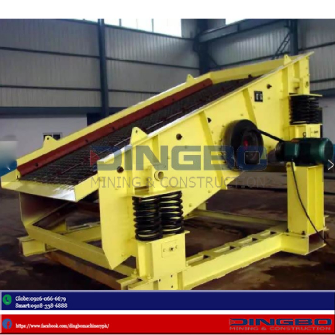 Linear Cement Metallurgy Circular Vibrating Screen Sieve, Commercial ...