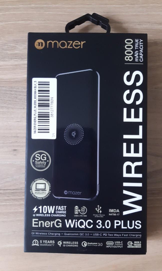 MAZER wireless charging/portable charger, Mobile Phones & Gadgets ...