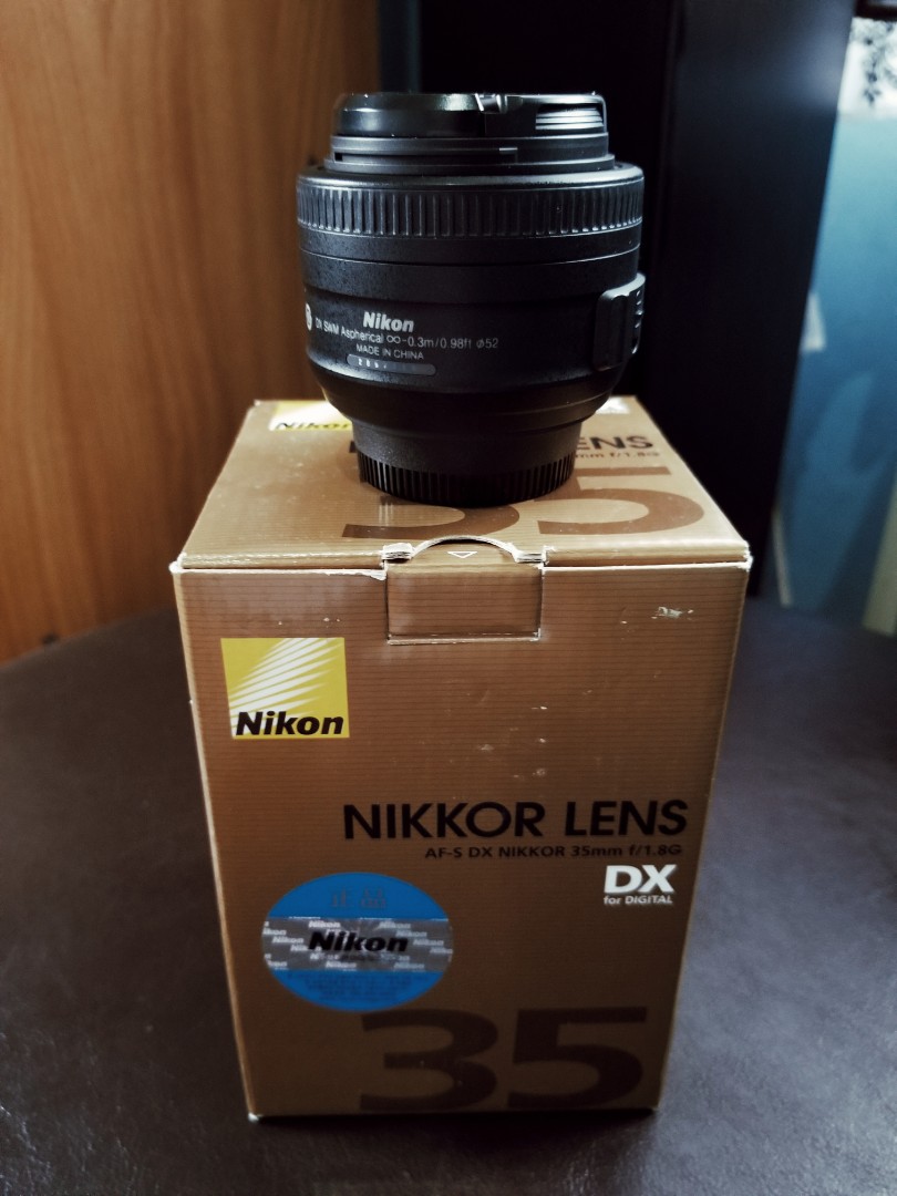 Nikkor 35mm 1.8g DX, Photography, Lens & Kits on Carousell