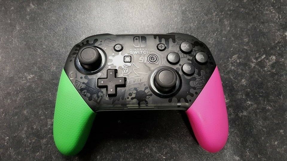 Nintendo Switch Splatoon 2 Pro Controller (Limited Edition), Video ...