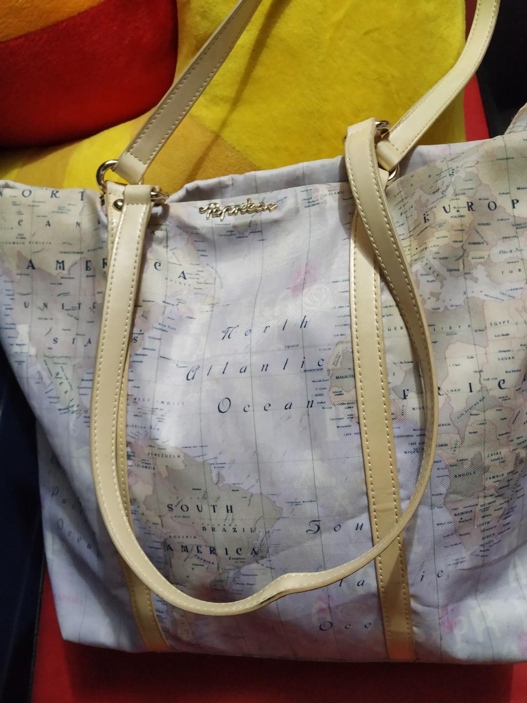 Paprika map tote bag, Women's Fashion, Bags & Wallets, Tote Bags on ...