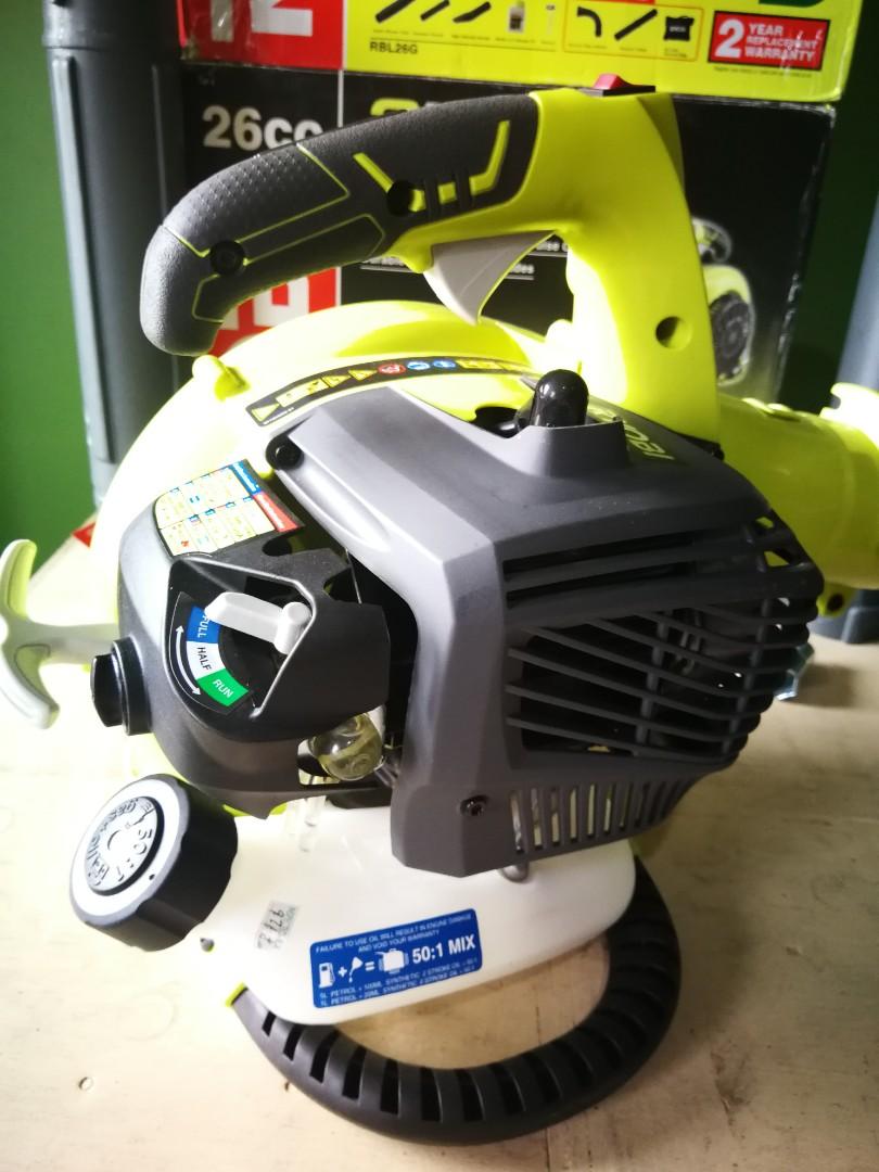 Ryobi petrol blower, Furniture & Home Living, Cleaning & Homecare ...