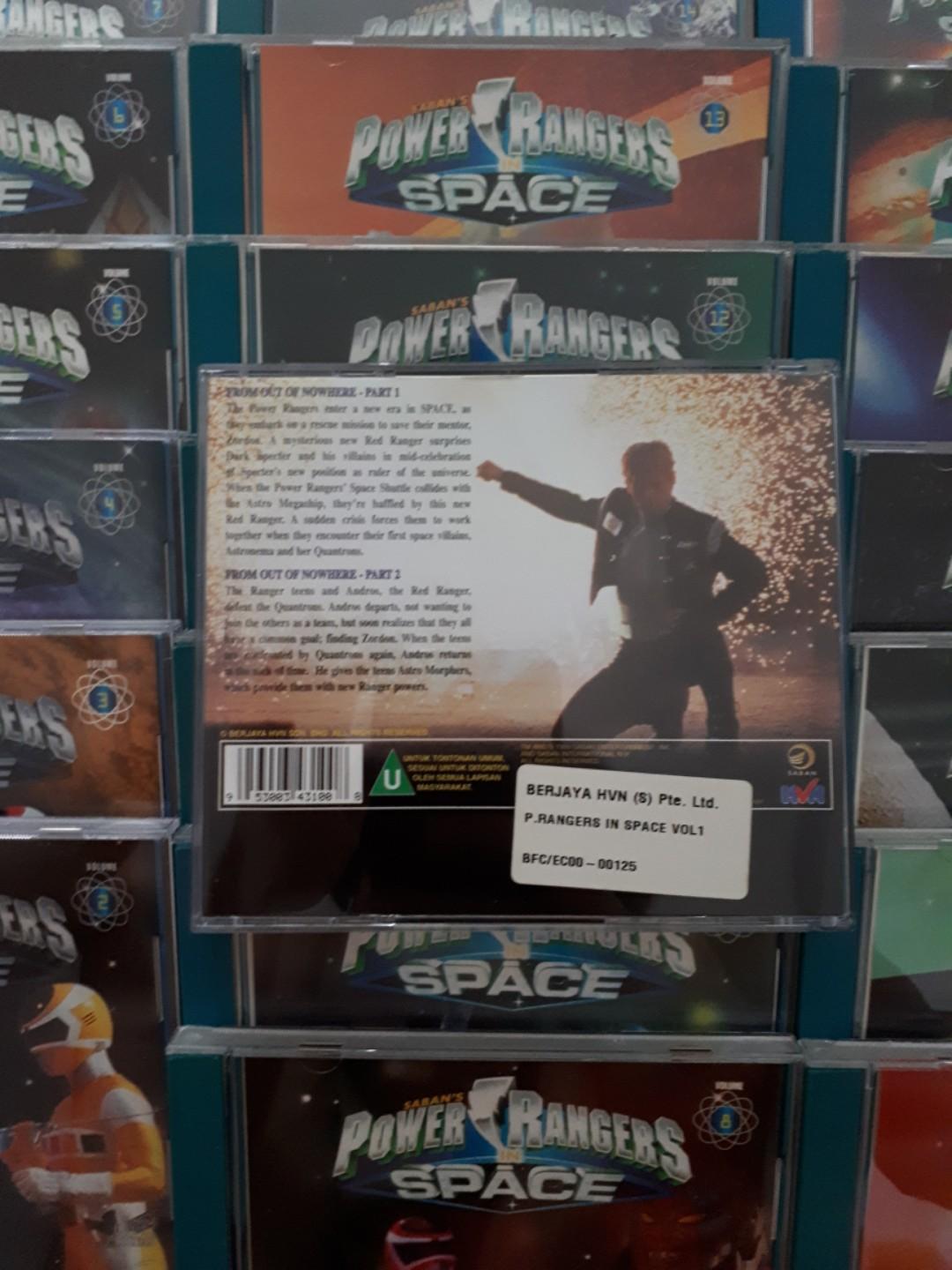 Saban's Power Rangers in Space Full Series Video CD with Movie, TV ...