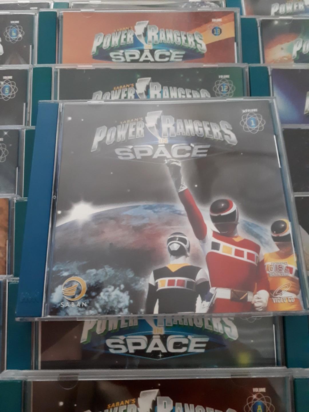 Saban's Power Rangers in Space Full Series Video CD with Movie, TV ...