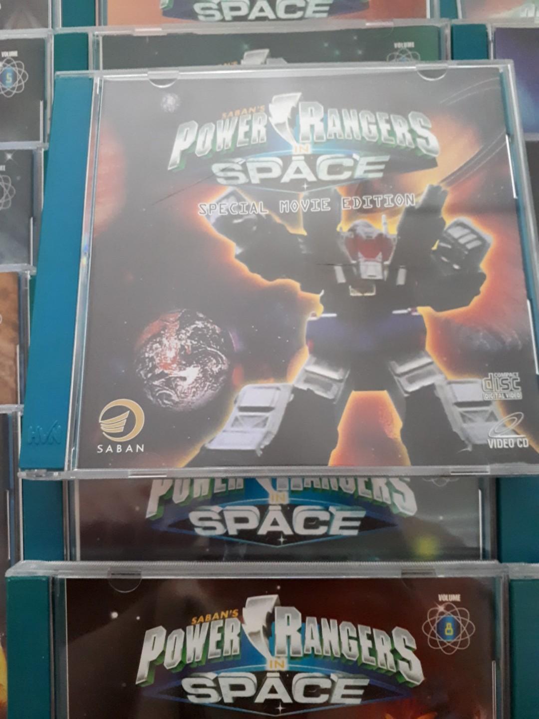 Saban's Power Rangers in Space Full Series Video CD with Movie, TV ...