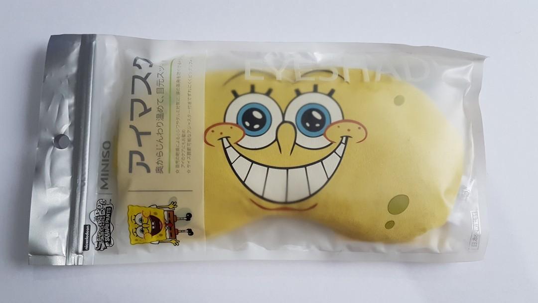 SpongeBob SquarePants Eyeshade (Miniso Japan), Beauty & Personal Care ...
