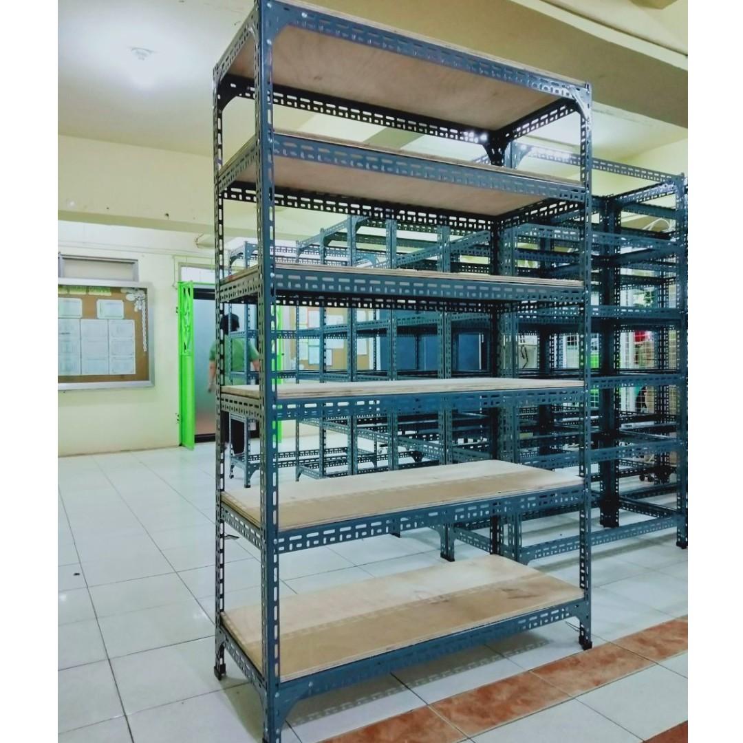 Steel Rack - Slotted Metal Frame - Bolt and Nut Powder Coated ...