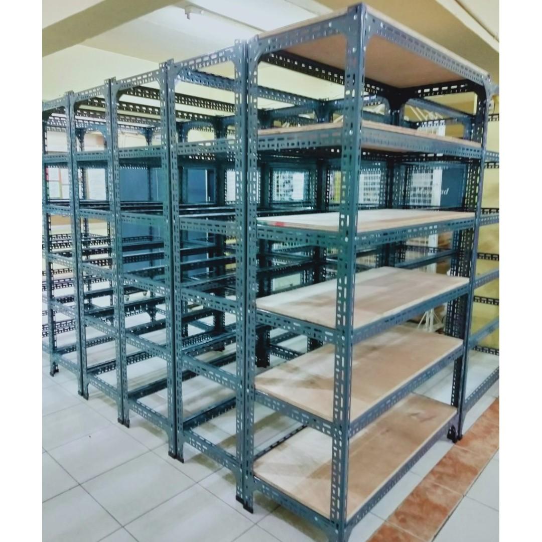 Steel Rack - Slotted Metal Frame - Bolt and Nut Powder Coated ...
