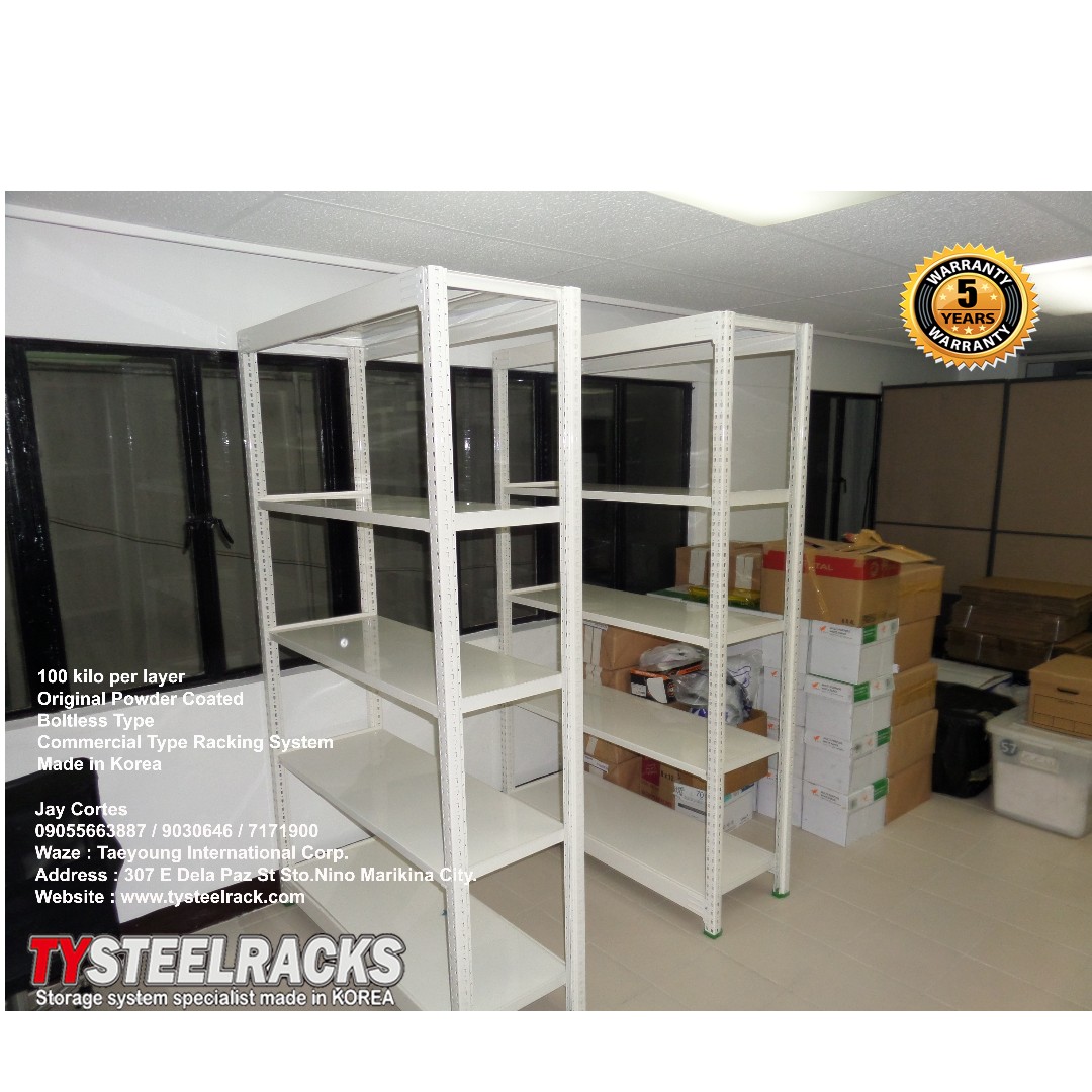 Steel rack boltless storage racking system made in korea, Furniture ...