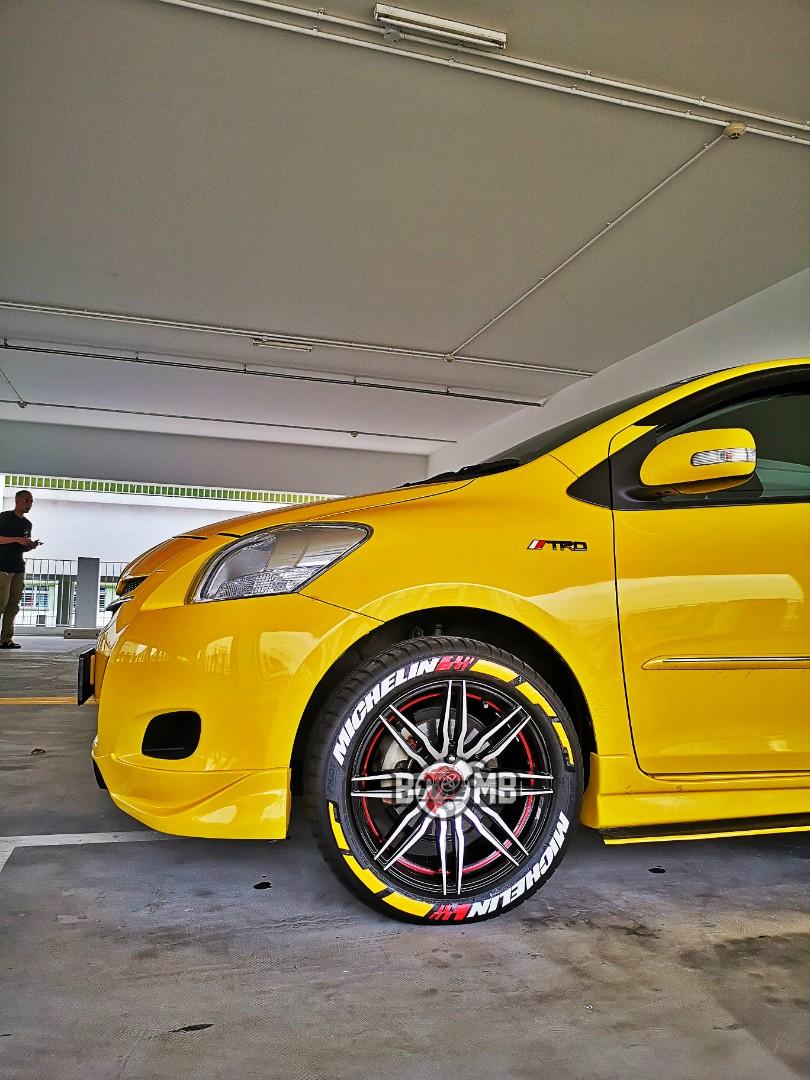 Tyrebomb / tyre tag / tyre sticker / tyre kit / tyre decal, Car ...