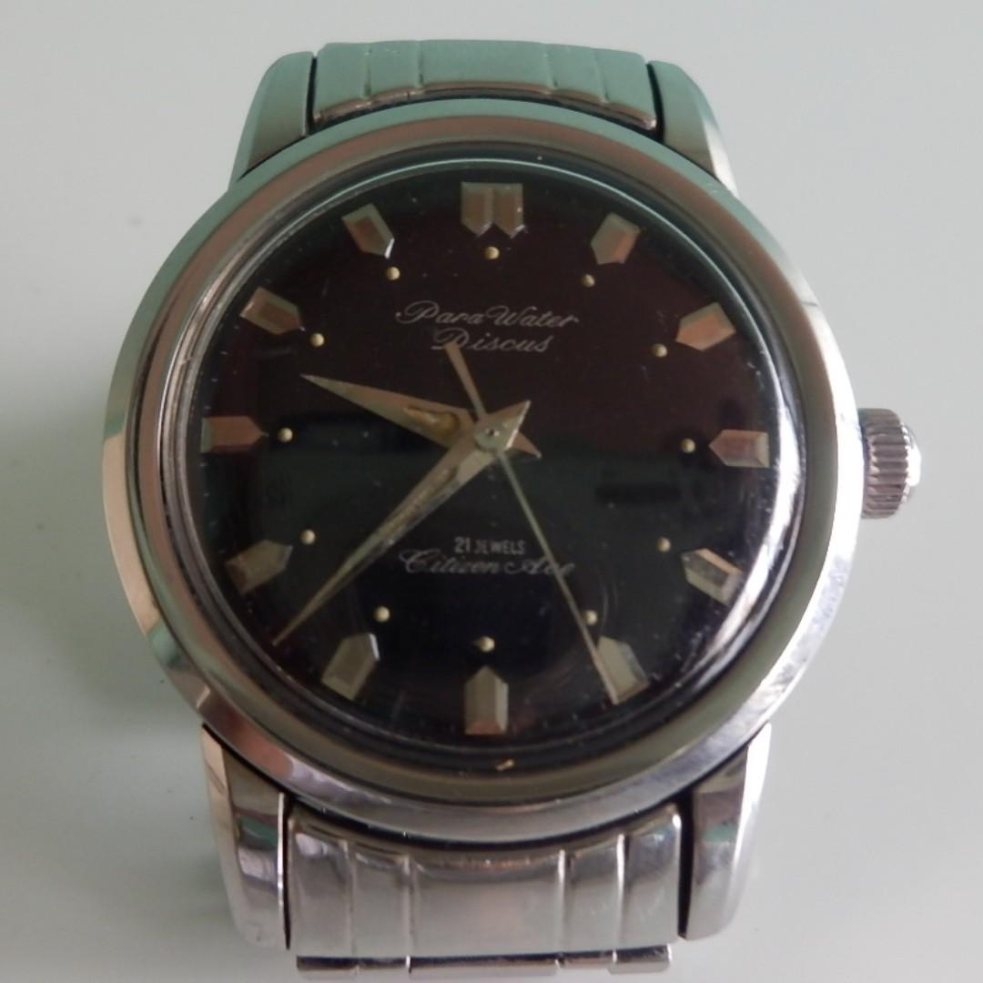 vintage citizen ace para water discuss 21 jewels manual hand winding mens watch, Women's Fashion ...