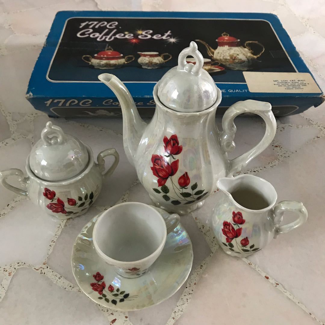 Vintage Coffee Set, Furniture & Home Living, Kitchenware & Tableware ...