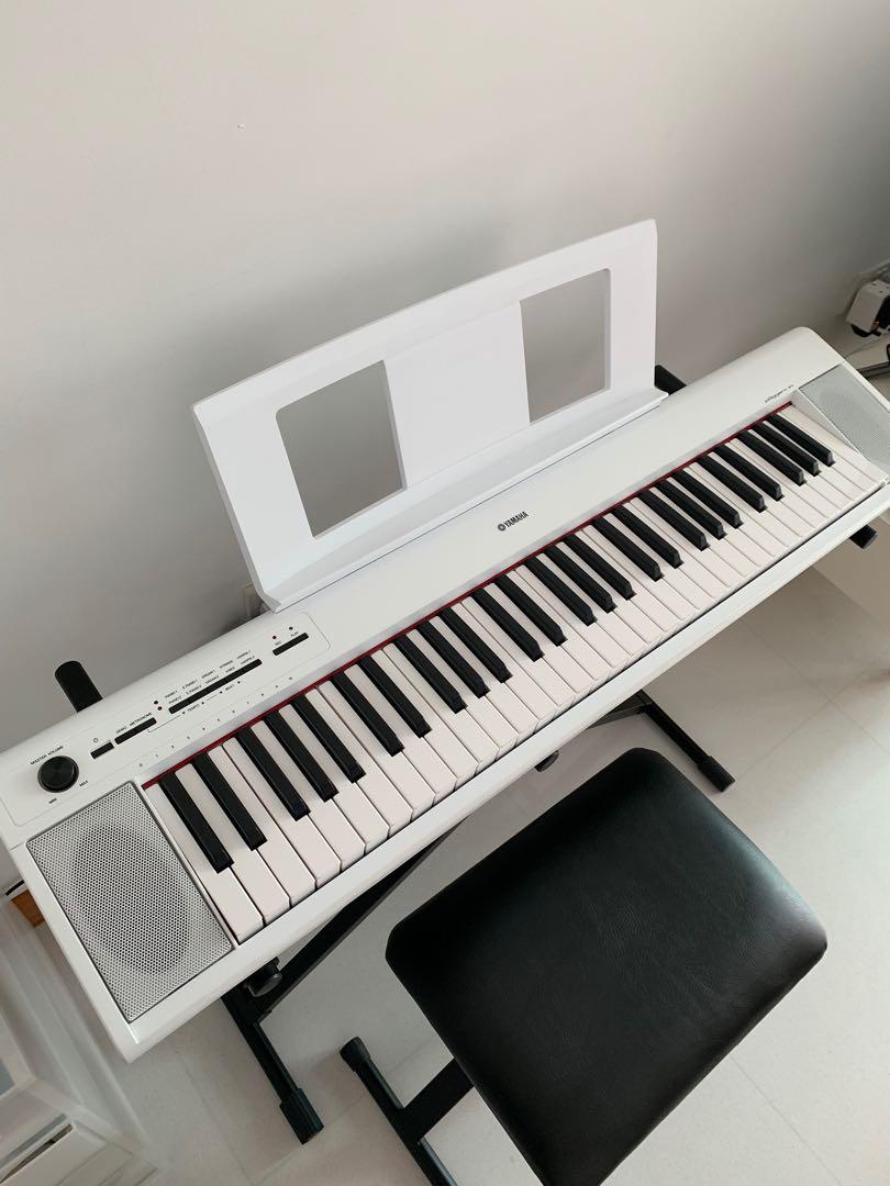 Yamaha Keyboard Piaggero NP-12, Hobbies & Toys, Music & Media, Musical ...