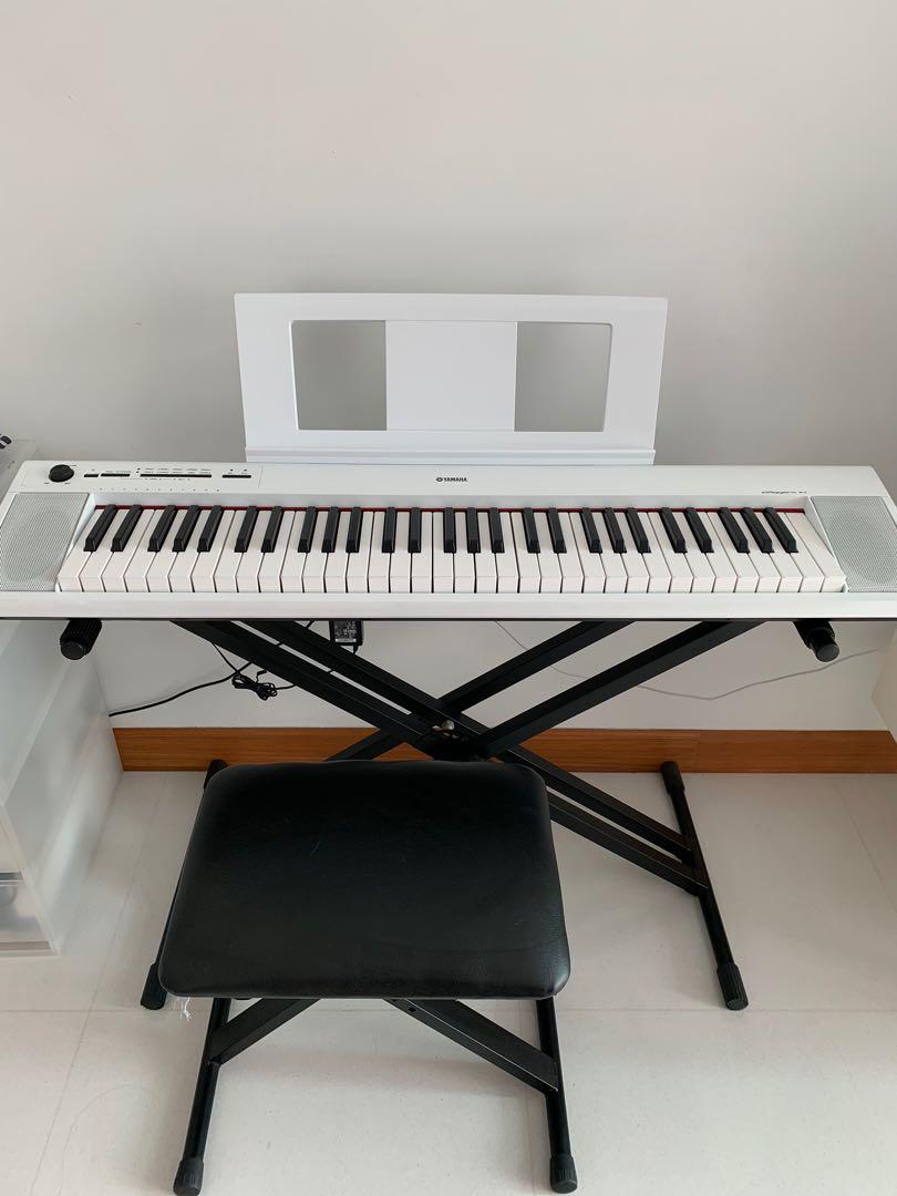 Yamaha Keyboard Piaggero NP-12, Hobbies & Toys, Music & Media, Musical ...